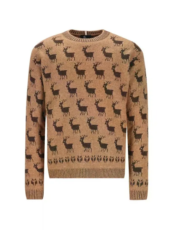 Moncler Reindeer-intarsia Sweater