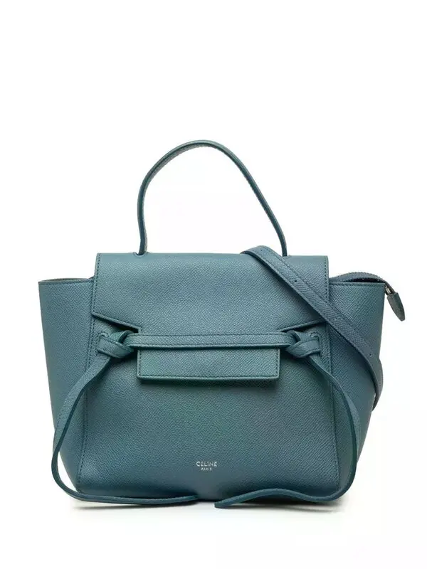 Celine 2019 Nano Grained Calfskin Belt Bag Satchel
