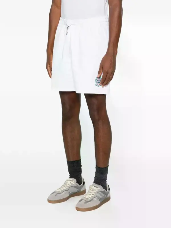 Casablanca Graphic-patch Drawstring Shorts