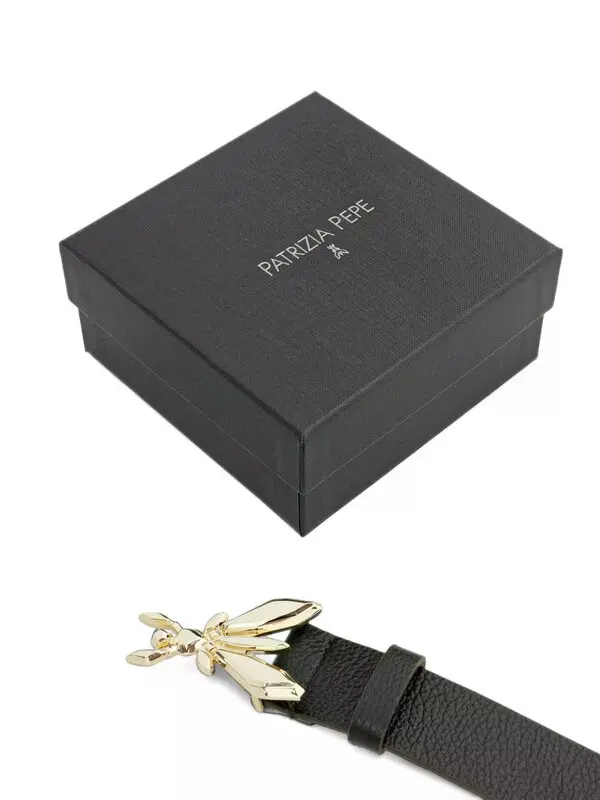 Patrizia Pepe Fly Buckle Leather Belt