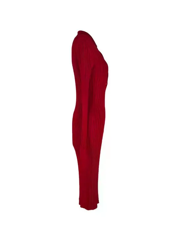 Galvan Ribbed-knit Midi Dress