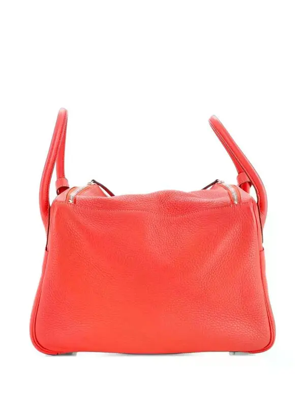 Hermès Lindy Bag Clemence 30 Shoulder Bag - Red