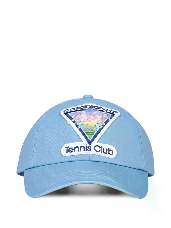 Casablanca Logo-patch Baseball Cap - Blue