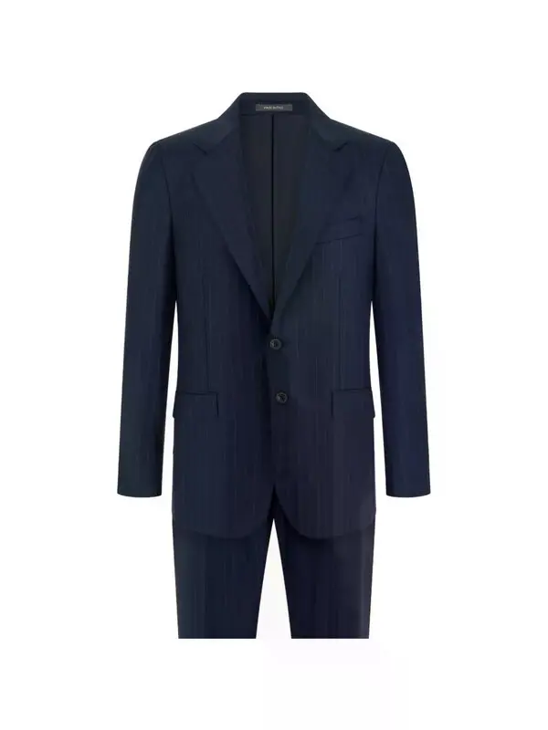 Boggi Milano Suit Pinstripe In S130 Wool