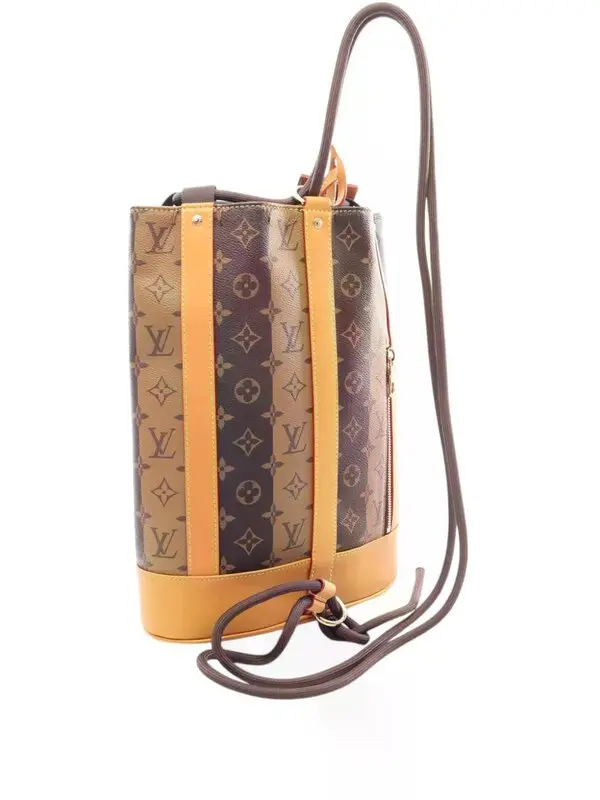 LOUIS VUITTON 2000-2026 Nigo Monogram Reverse Randonnee Backpack