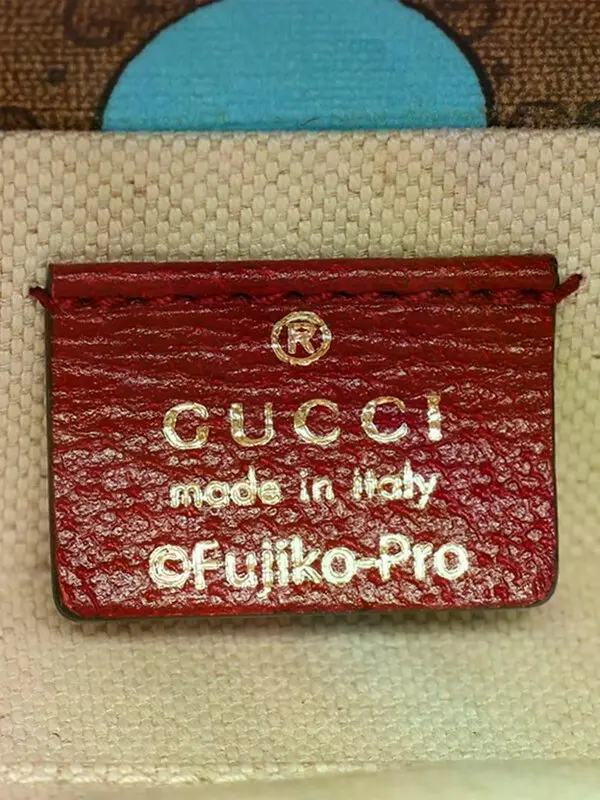 Gucci 2000-2015 Micro Gg Supreme Doraemon Case Vanity Bag