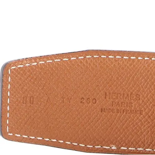 Hermès Constance Reversible Belt Leather Wide - Black