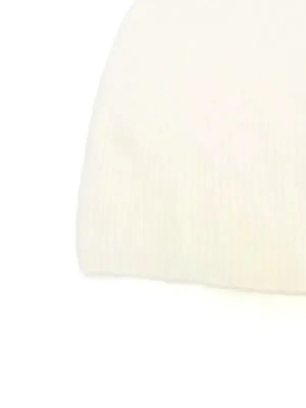 Loulou De Saison Yana Ribbed-knit Beanie Hat - Neutrals