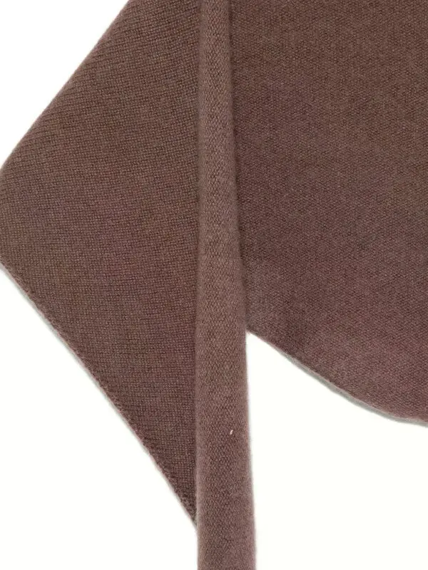 LISKA Fine-knit Triangular Scarf