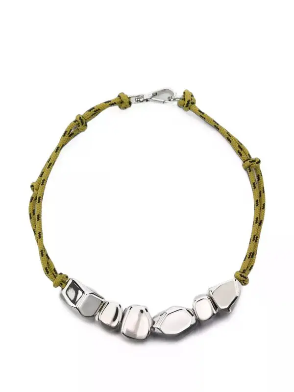 Plan C Metal Stones Necklace