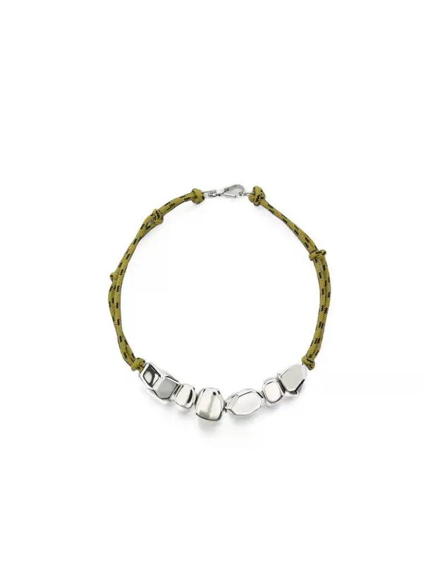 Plan C Metal Stones Necklace