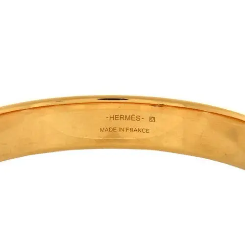 Hermès Olympe Bracelet Metal And Leather