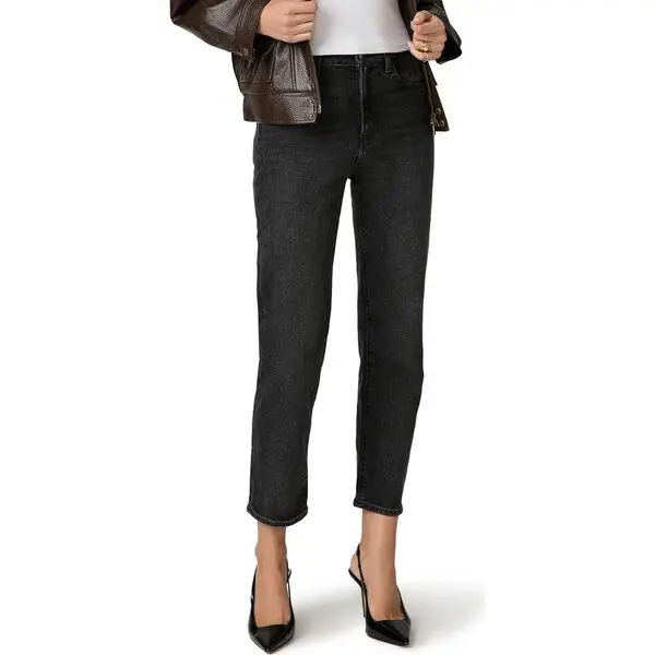 Paige Reece High Waist Slim Straight Leg Jeans