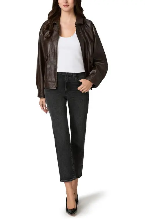 Paige Reece High Waist Slim Straight Leg Jeans