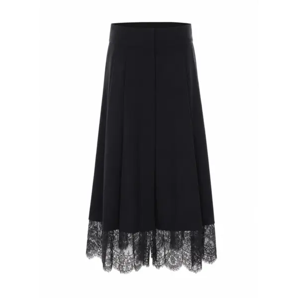 Zimmermann Valiant Lace Culotte Pants - Black