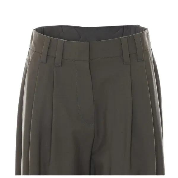 Brunello Cucinelli Tropical Luxury Wool Pants