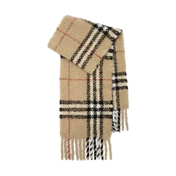 Burberry Check Boucle' Scarf