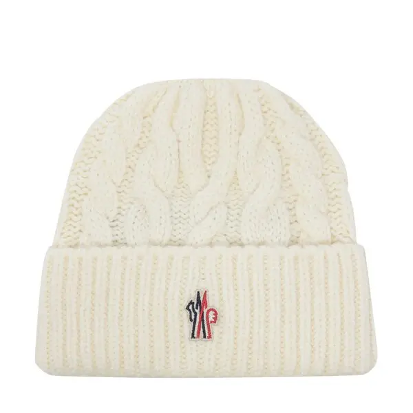 Moncler Logo Hat - White
