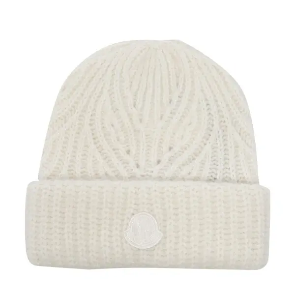 Moncler Logo Hat - White