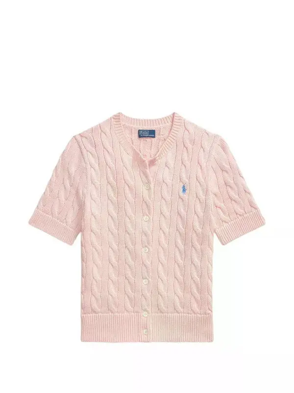 Polo Ralph Lauren Cable-knit Short-sleeve Cardigan