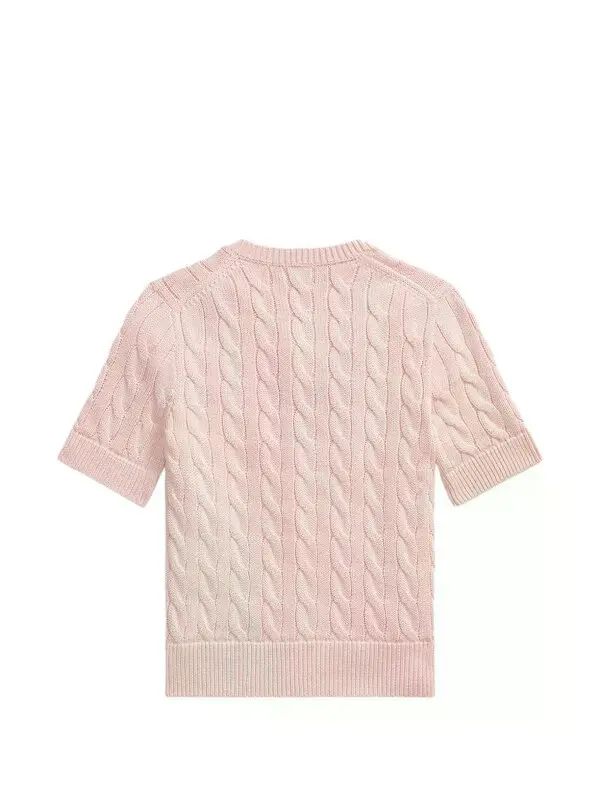 Polo Ralph Lauren Cable-knit Short-sleeve Cardigan