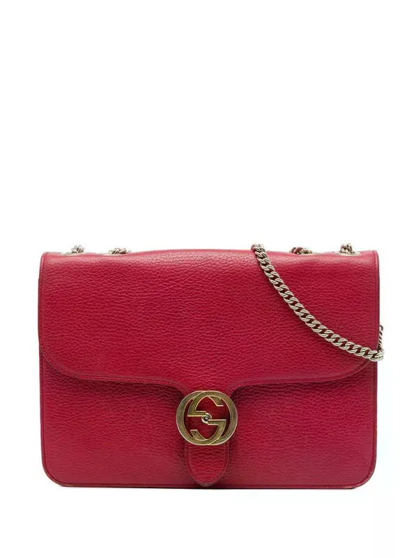 Gucci 2016-2026 Medium Dollar Calfskin Interlocking G Crossbody Bag