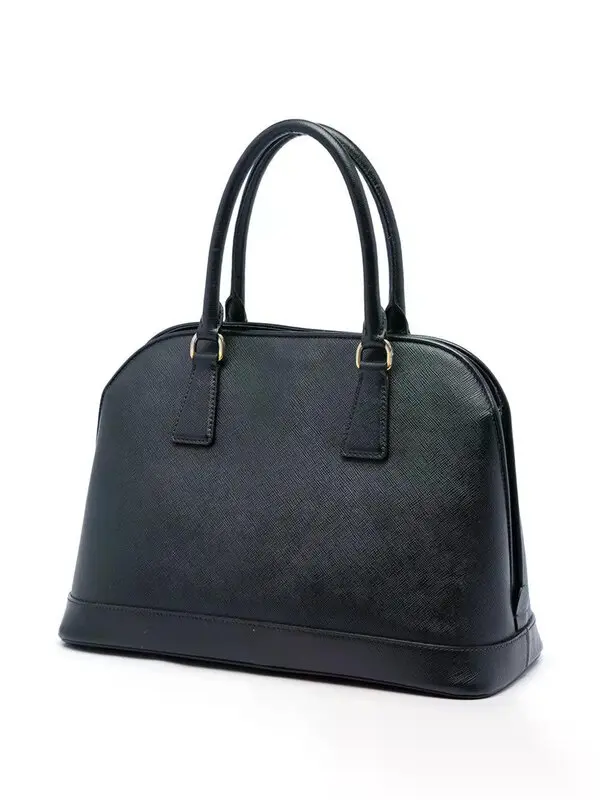 Prada 2010-2026 Medium Saffiano Vernice Open Promenade Satchel