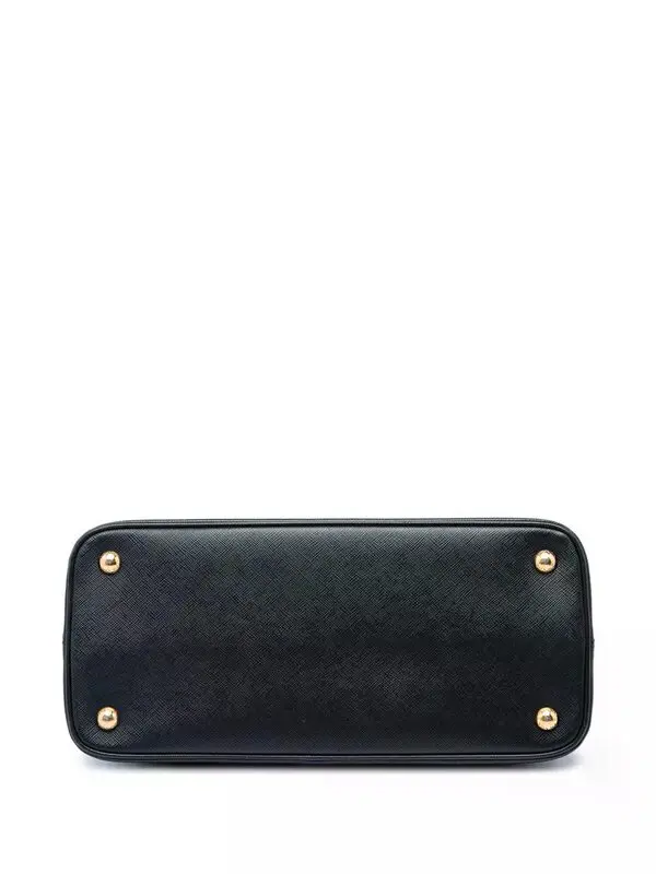 Prada 2010-2026 Medium Saffiano Vernice Open Promenade Satchel