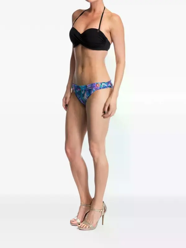 GOTTEX Peacock-print Bikini Briefs