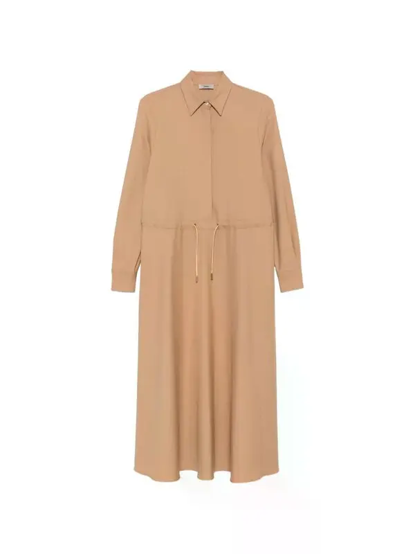 Herno Drawstring-waist Long-sleeve Dress