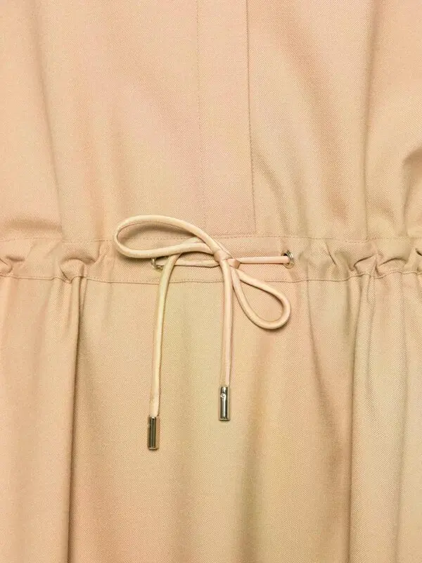 Herno Drawstring-waist Long-sleeve Dress