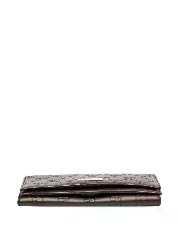 Gucci 2000-2015 Guccissima Bifold Double Wallet Long Wallets