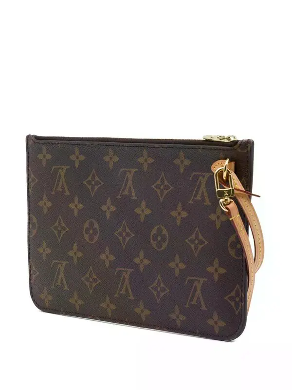 LOUIS VUITTON 1990-2020 Monogram Neverfull Mm Pouch