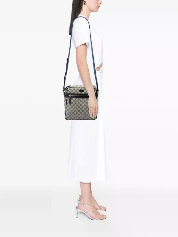 Gucci 2016-2026 Gg Supreme Crossbody Bag - Neutrals