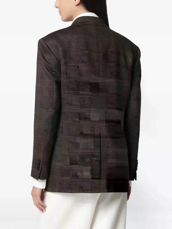 Tagliatore Check Double-breasted Blazer
