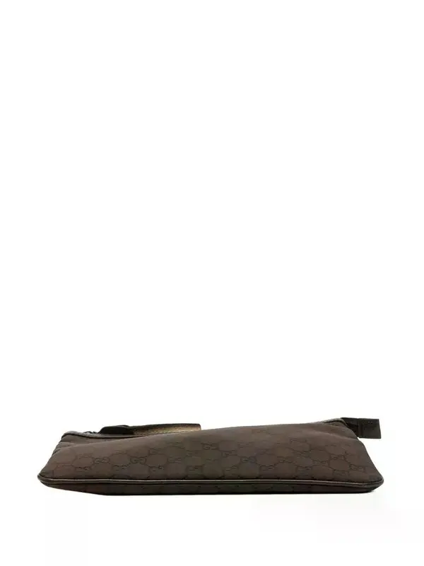 Gucci 2000-2015 Gg Nylon Top Zip Clutch Bag