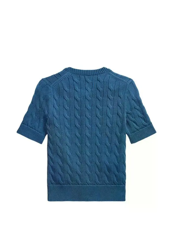 Polo Ralph Lauren Cable-knit Short-sleeve Cardigan