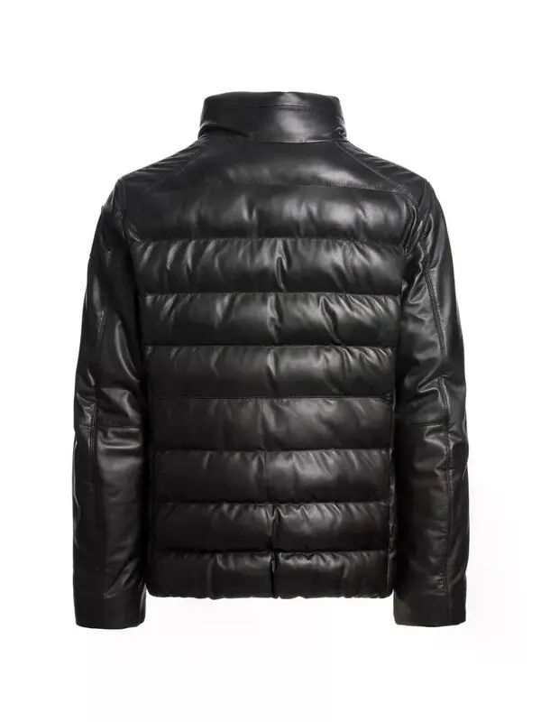 PARAJUMPERS Ernie Padded Leather Jacket