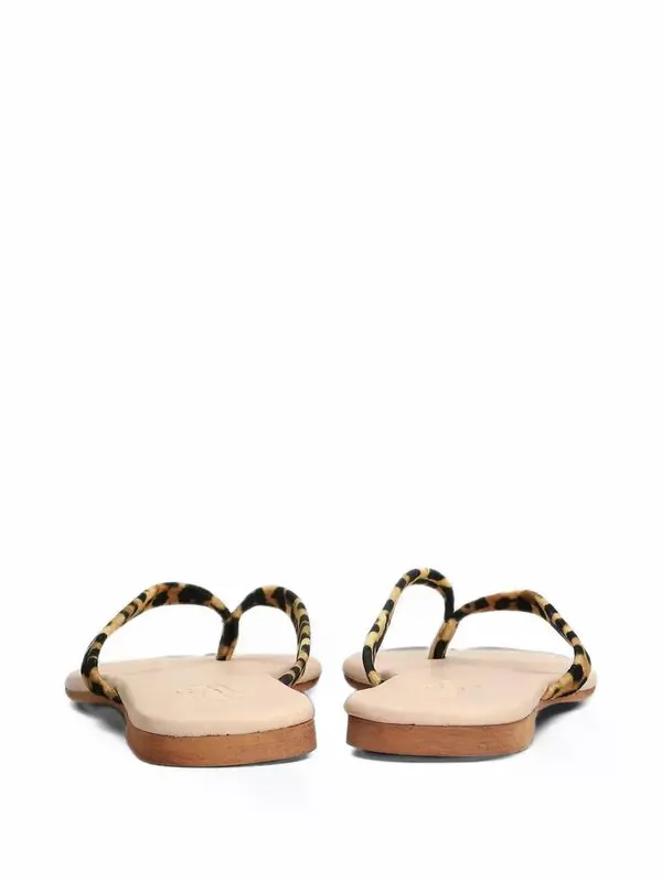 MC2 SAINT BARTH Leopard-print Flip Flops