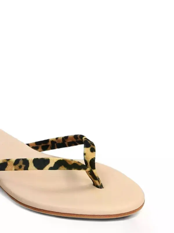 MC2 SAINT BARTH Leopard-print Flip Flops