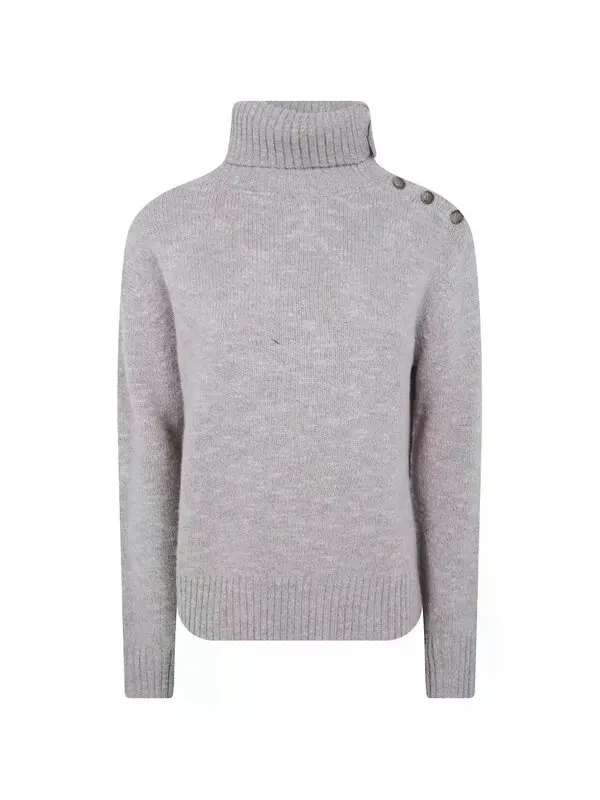 MC2 SAINT BARTH Button-detail Roll-neck Sweater