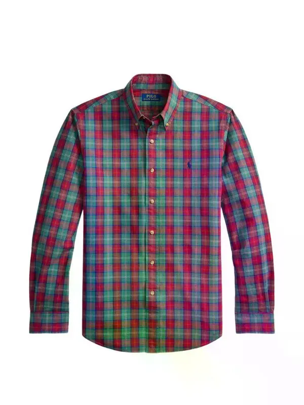 Polo Ralph Lauren Plaid-check Long-sleeve Shirt