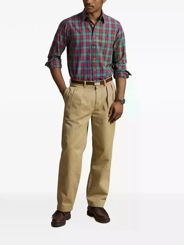 Polo Ralph Lauren Plaid-check Long-sleeve Shirt