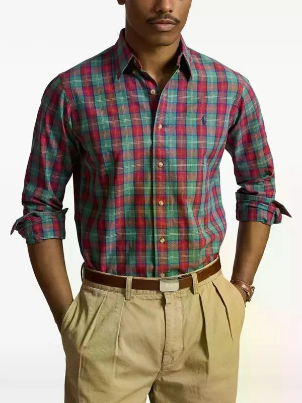Polo Ralph Lauren Plaid-check Long-sleeve Shirt