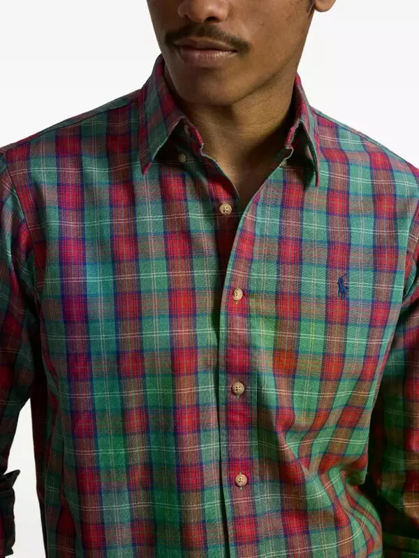 Polo Ralph Lauren Plaid-check Long-sleeve Shirt