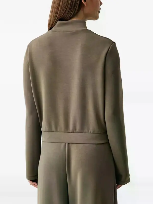 Guess Logo-plaque High-neck Sweatshirt