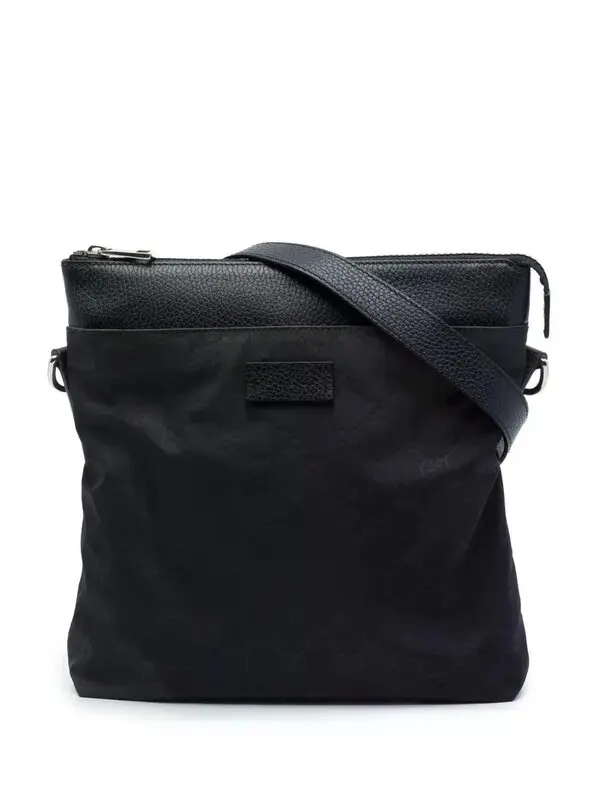 Gucci 2016-2026 Gg Nylon Flat Messenger Bag Crossbody Bag