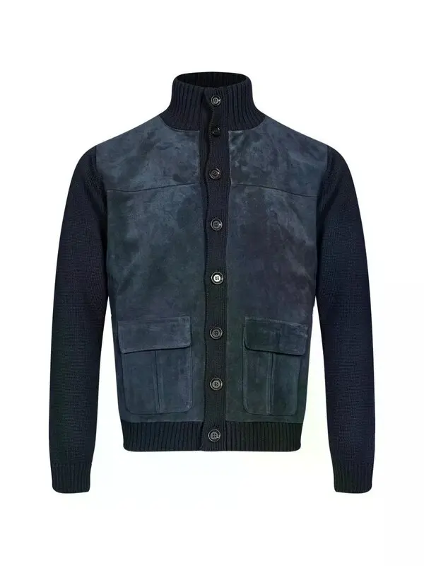 MANIFATTURE DEL NORD Ribbed-knit Cardigan