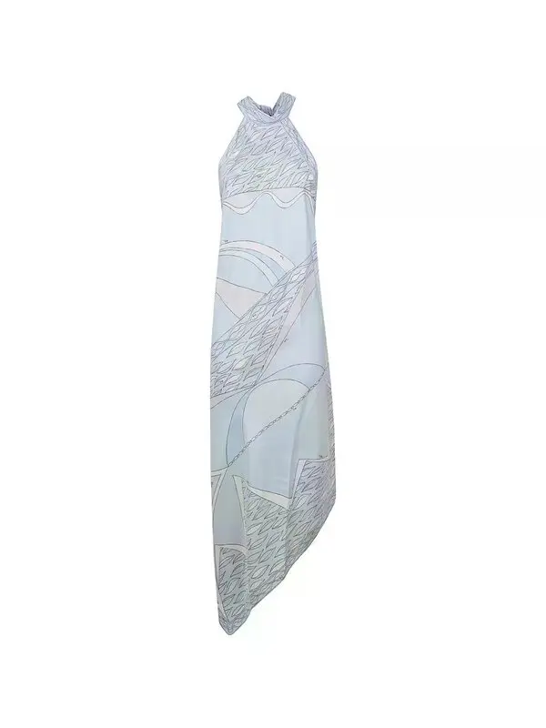 Emilio Pucci Iride-print Asymmetric Dress