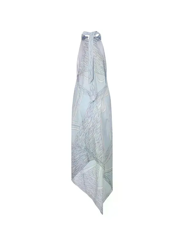 Emilio Pucci Iride-print Asymmetric Dress